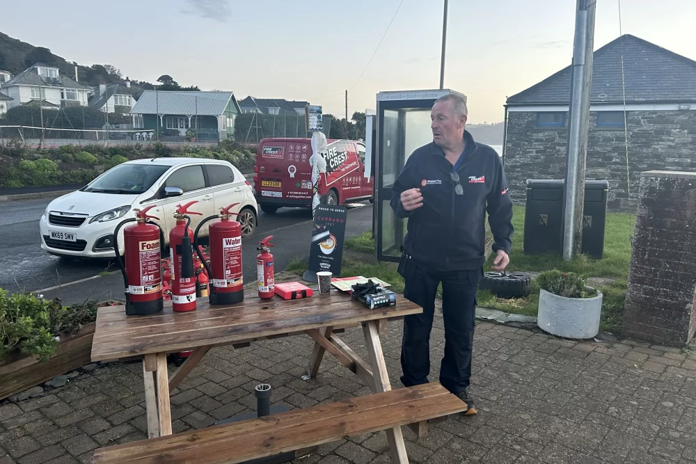 Fire Safety Training - Hannafore Kiosk in Looe, Cornwall